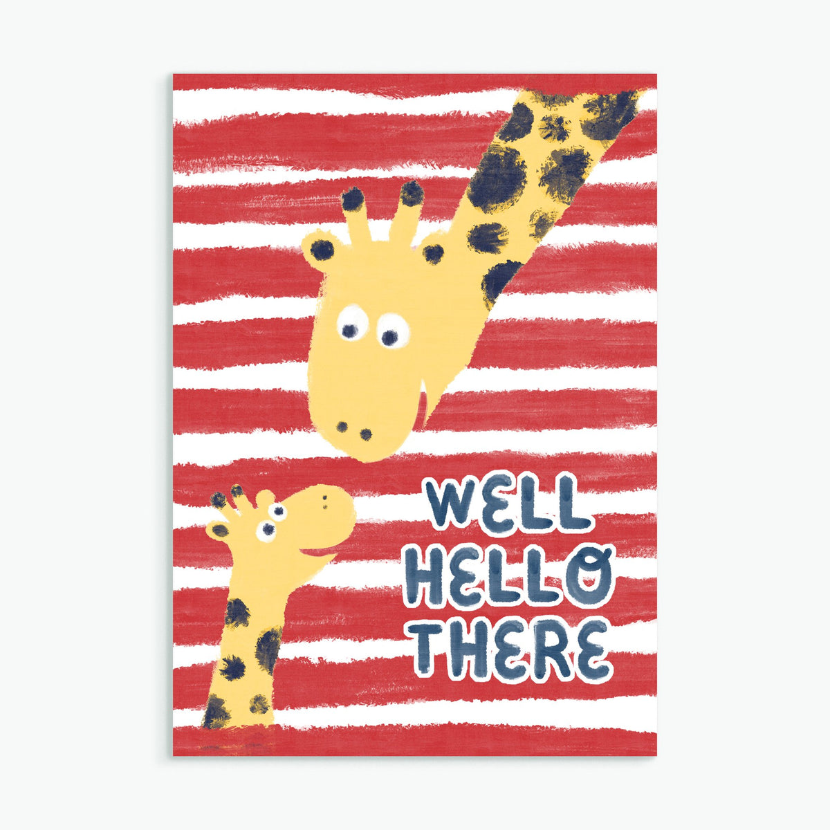 WELL, HELLO THERE - A6 GREETINGS CARD – Frog and Gnome
